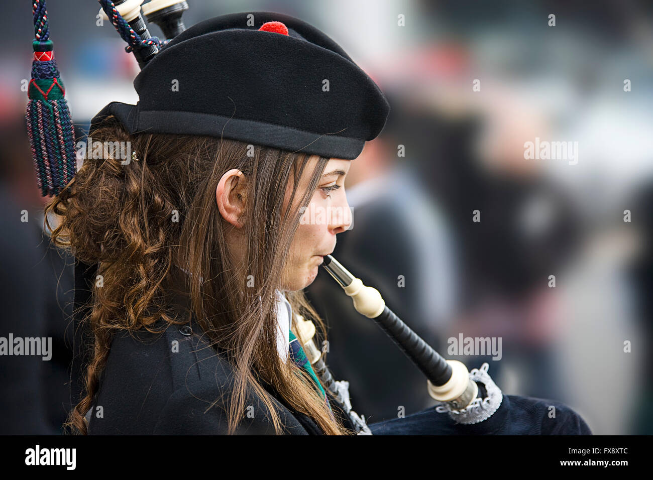 Girl piper hi-res stock photography and images - Alamy