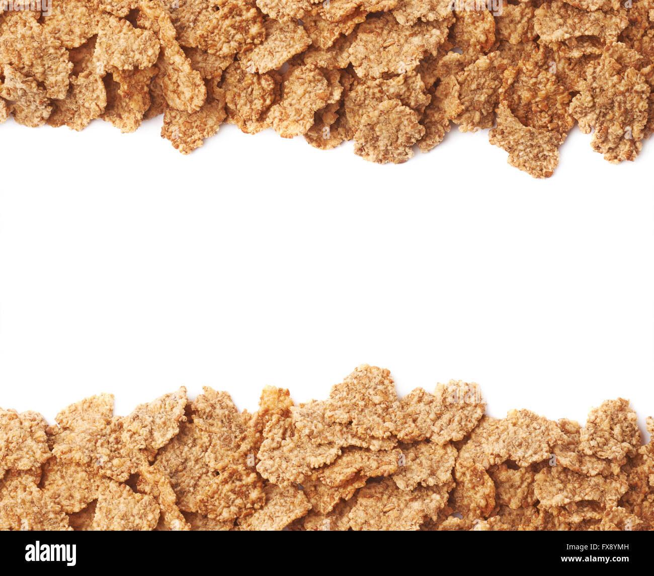 Whole grain cereal flakes composition Stock Photo - Alamy
