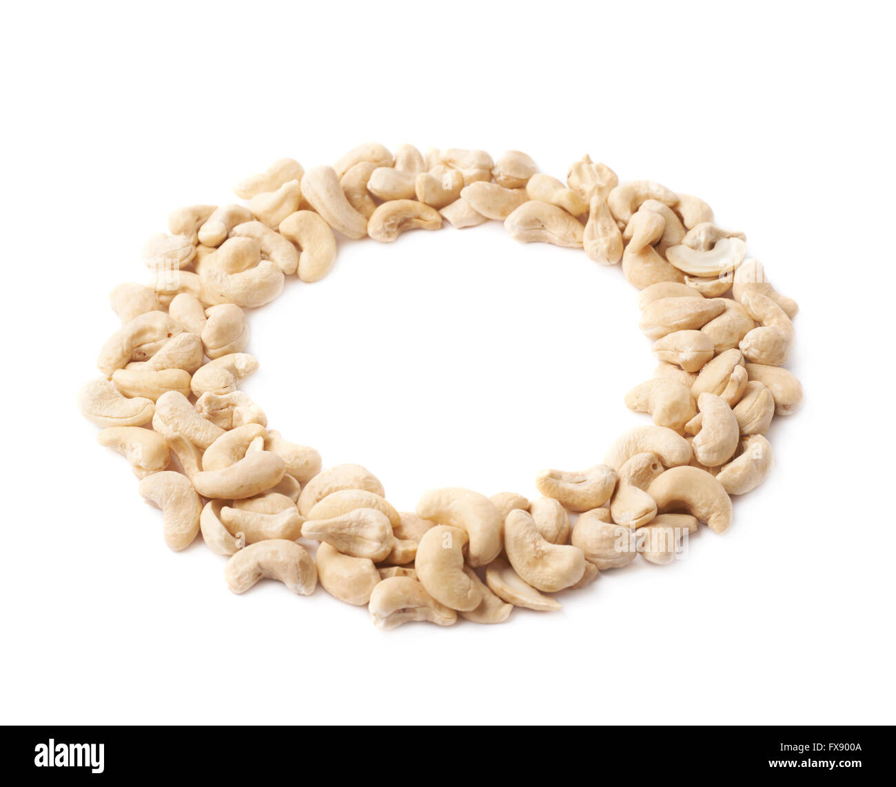 Round frame made of cashew nuts Stock Photo - Alamy