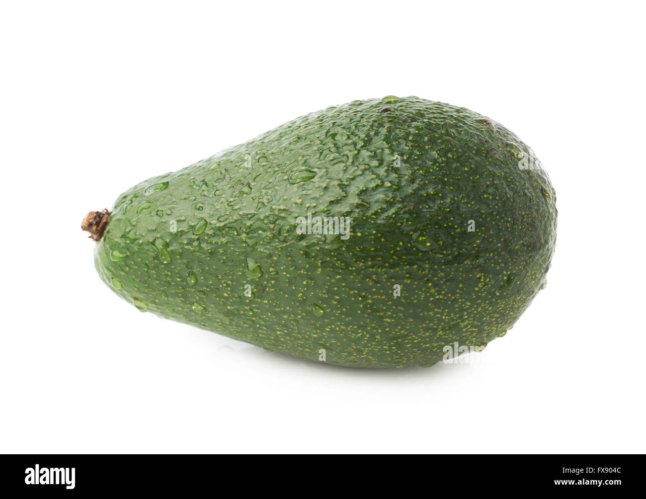 Single ripe avocado fruit isolated Stock Photo - Alamy