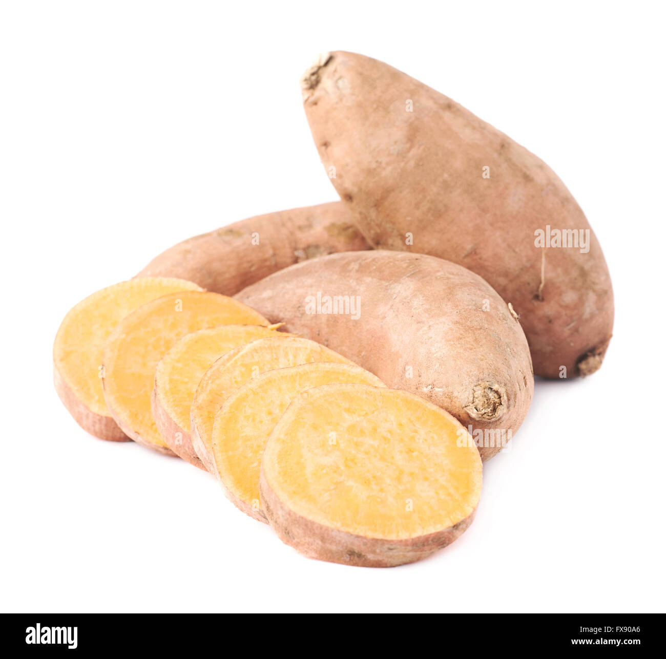 Sweet potato composition isolated Stock Photo - Alamy