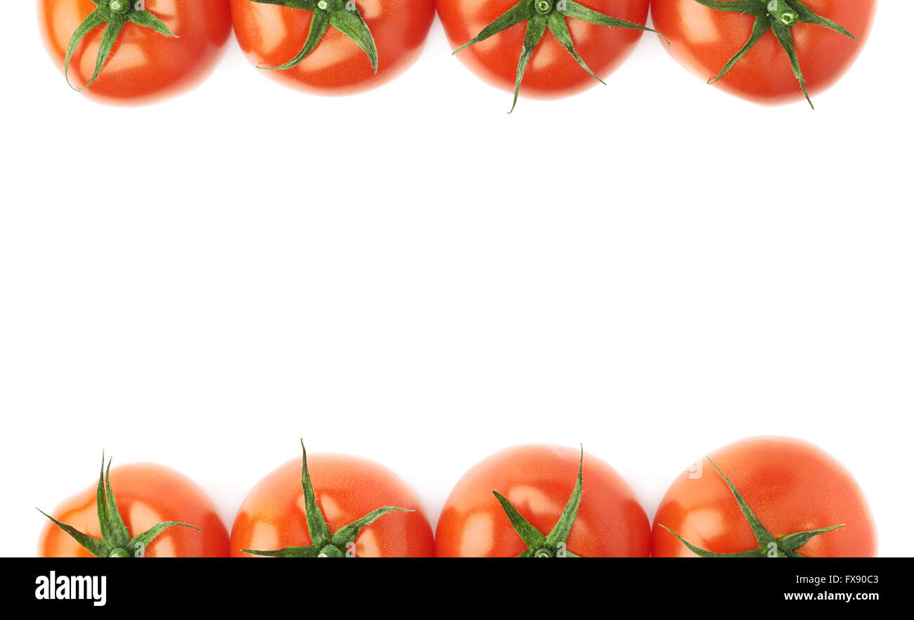 Tomatoes as borders of composition Stock Photo - Alamy