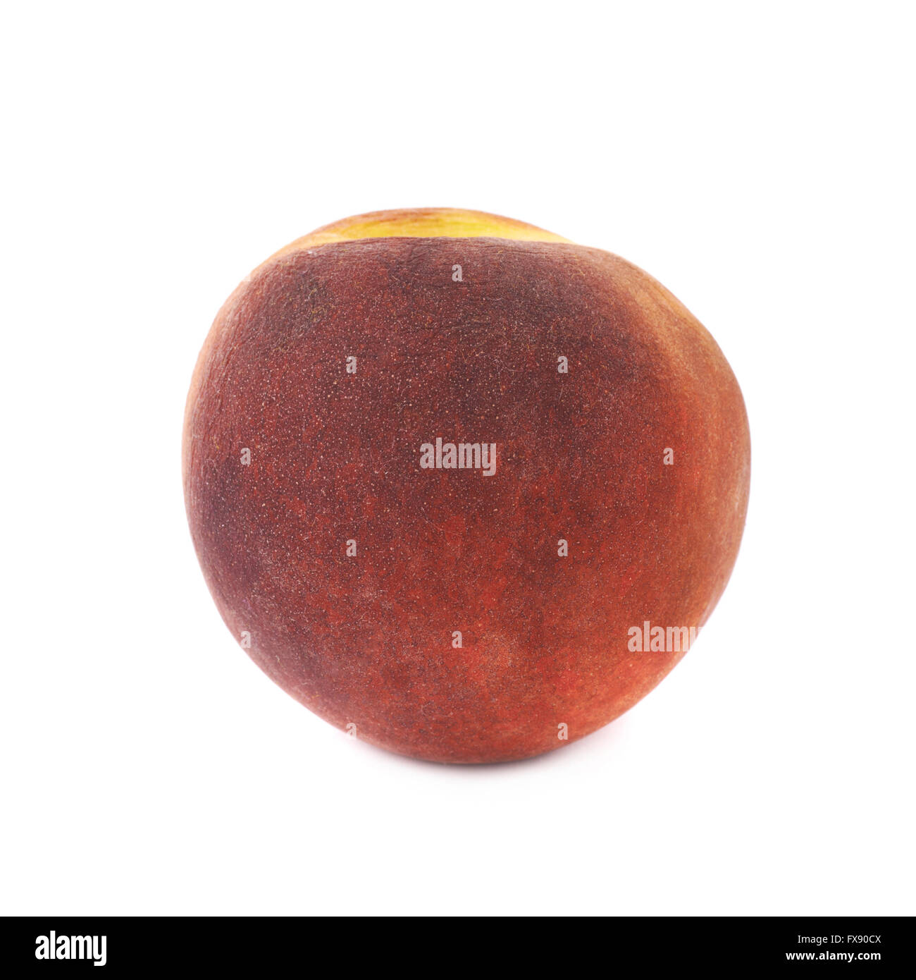 Peach fruit isolated Stock Photo - Alamy