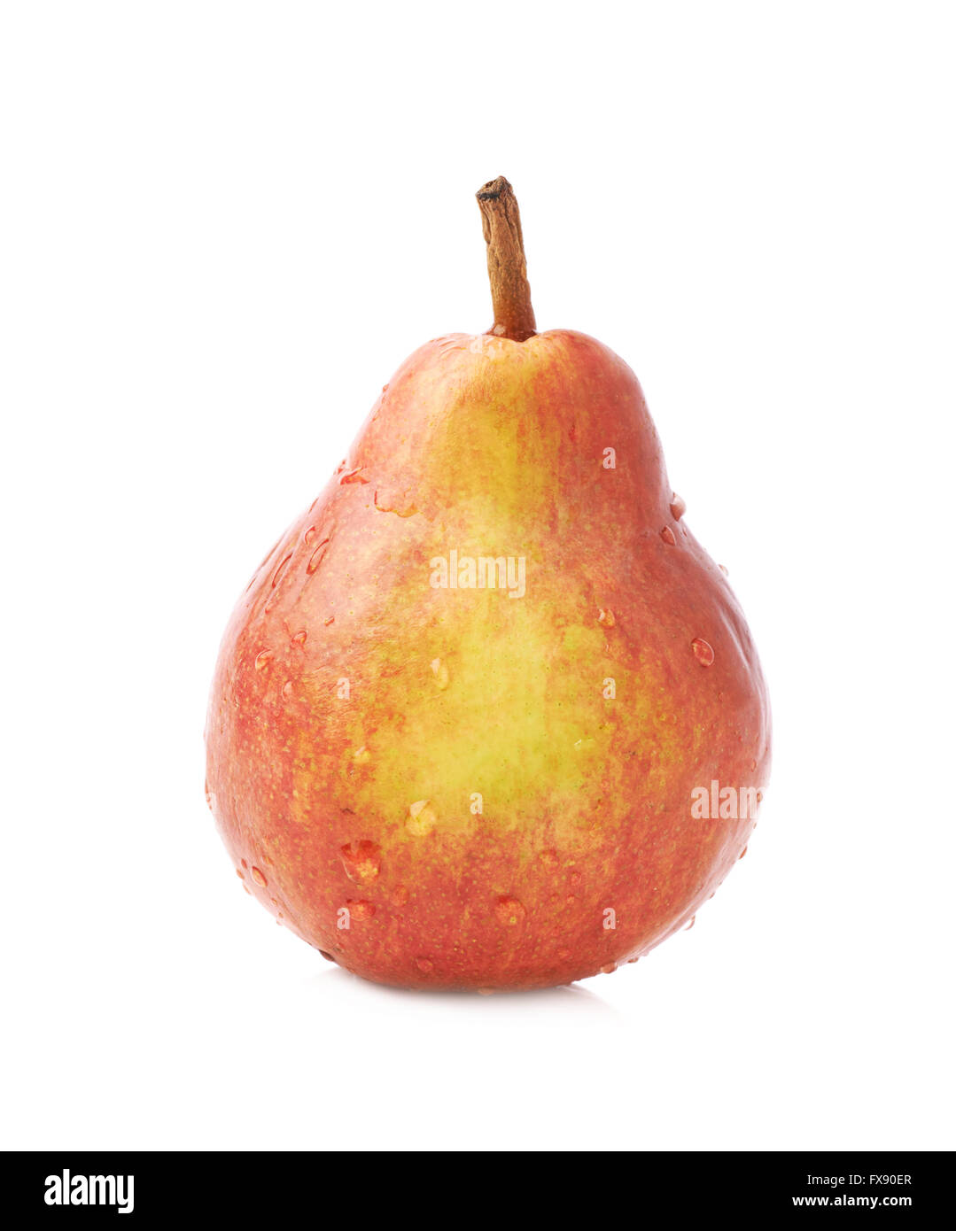 Red pear fruit isolated Stock Photo - Alamy