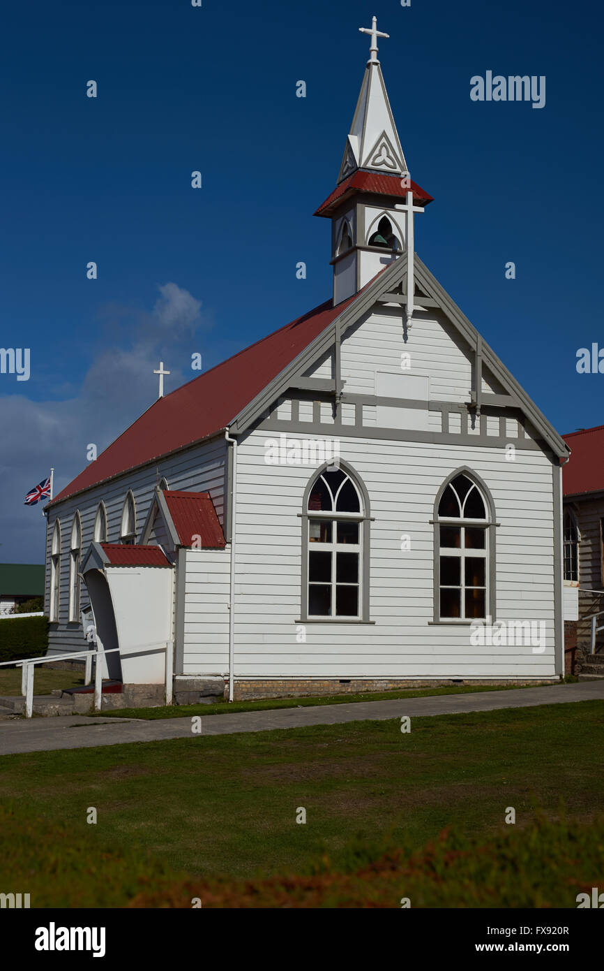 St Mary's Catholic Church in Stanley, capital of the Falkland Islands ...