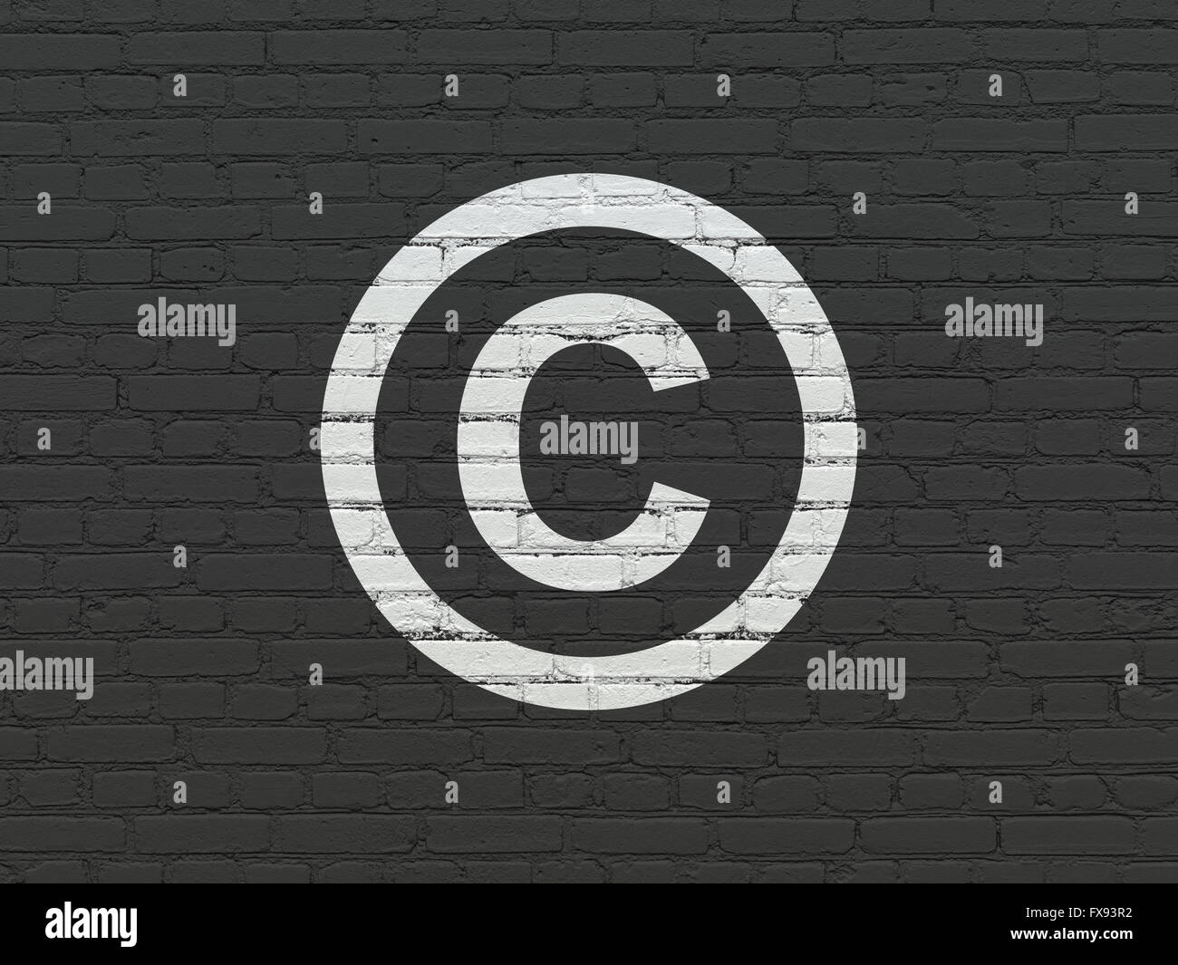 Law concept: Copyright on wall background Stock Photo - Alamy