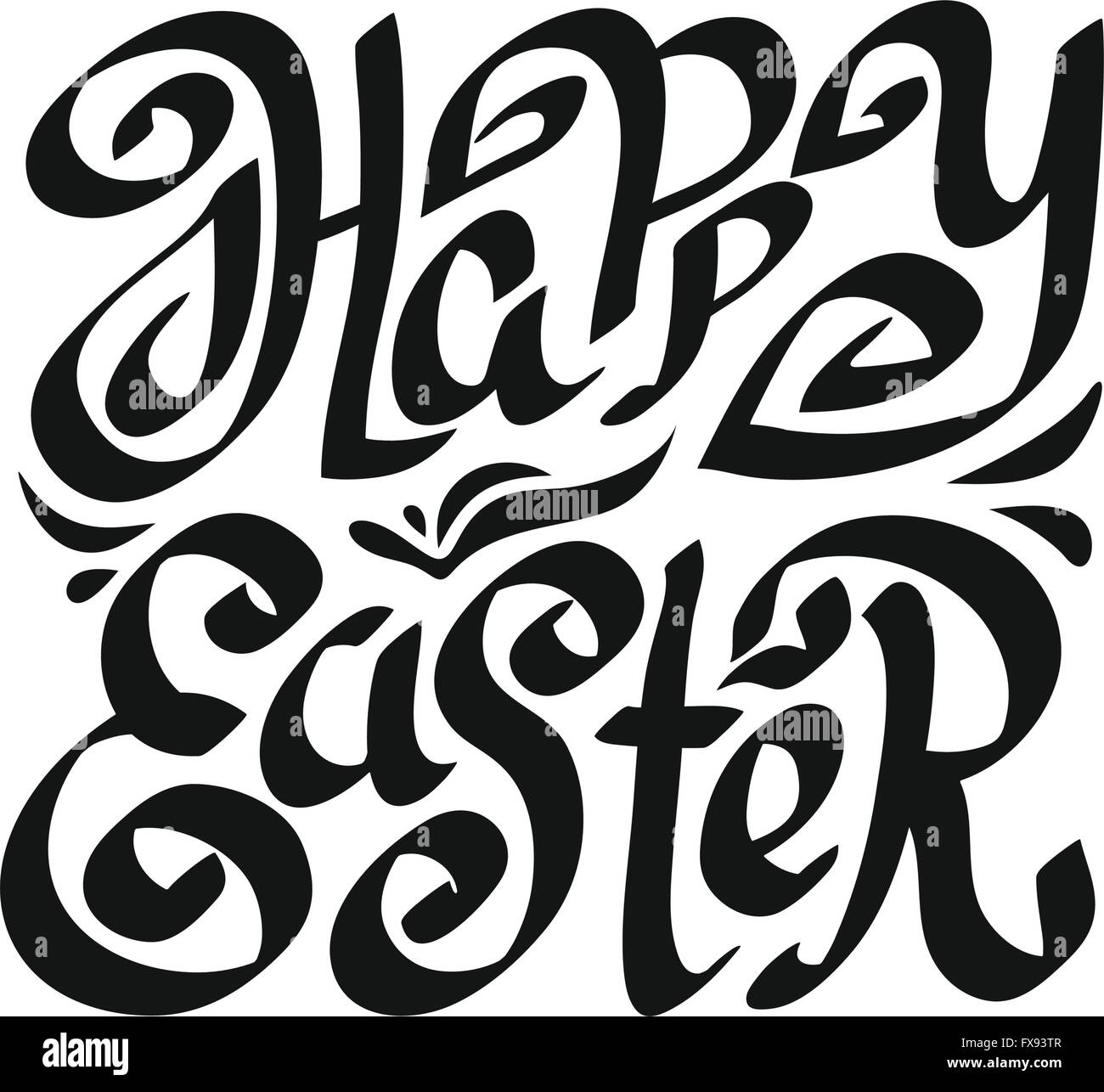 Handwritten calligraphy isolated hi-res stock photography and images ...