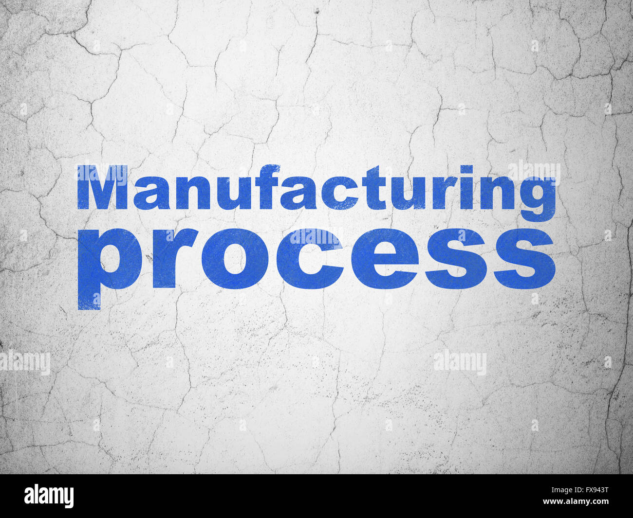 Industry concept: Manufacturing Process on wall background Stock Photo ...