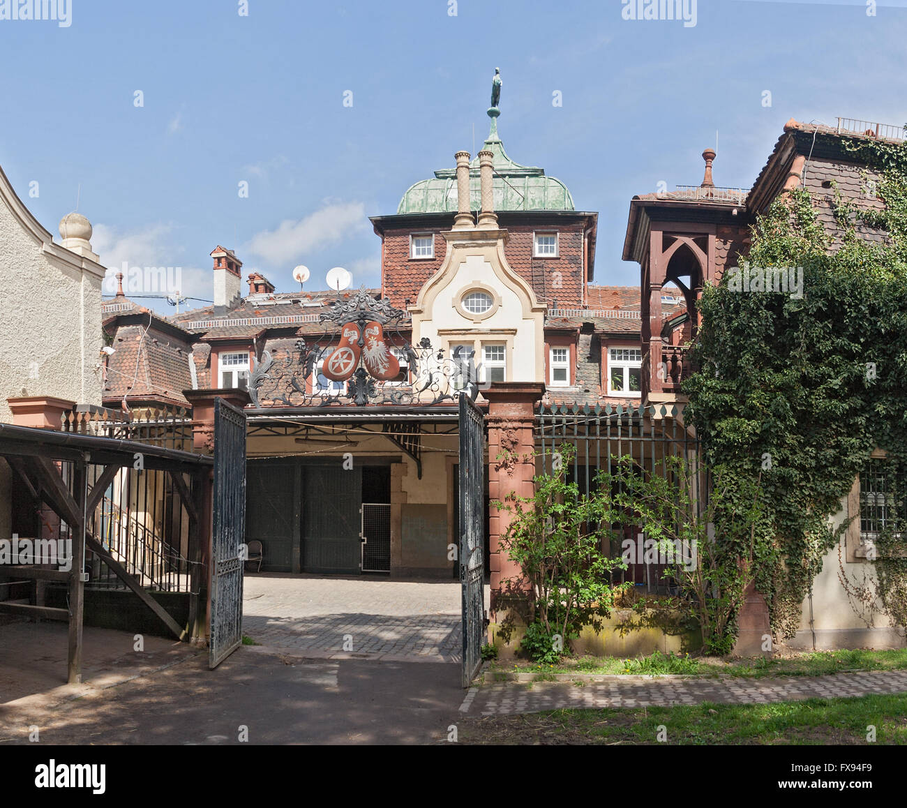 old Horse Stable in the grounds of the villa Meister in Frankfurt ...