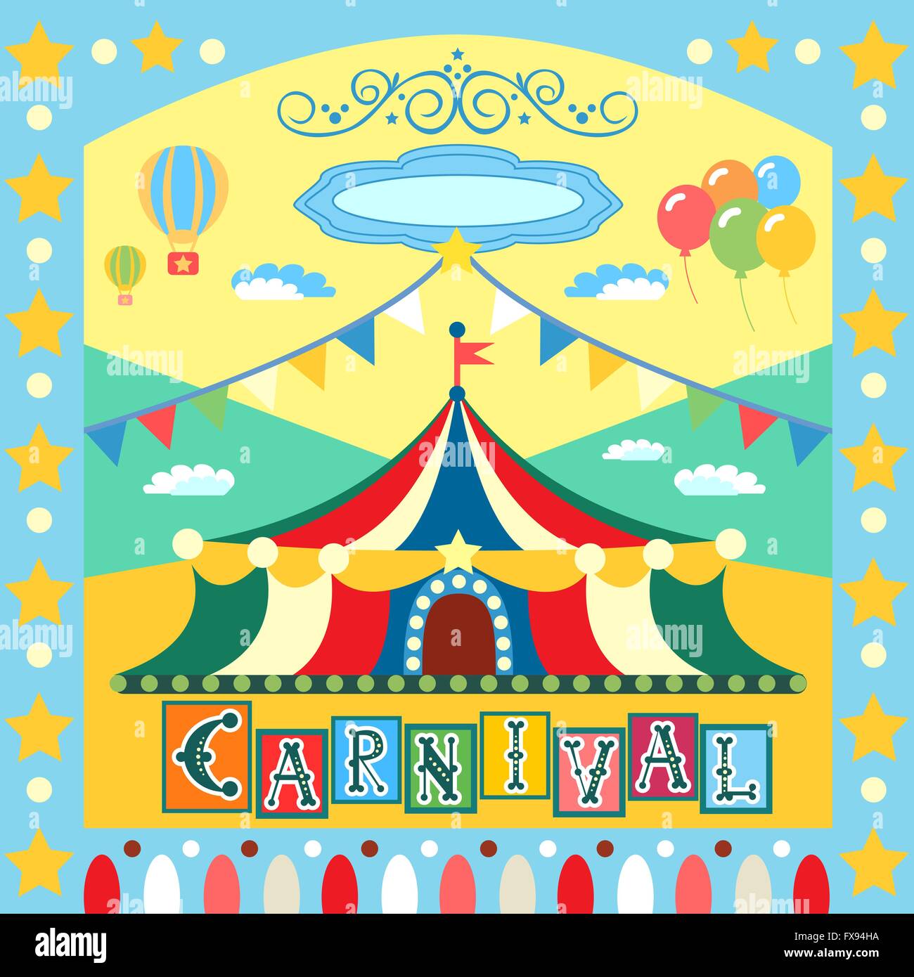 Carnival poster hi-res stock photography and images - Alamy