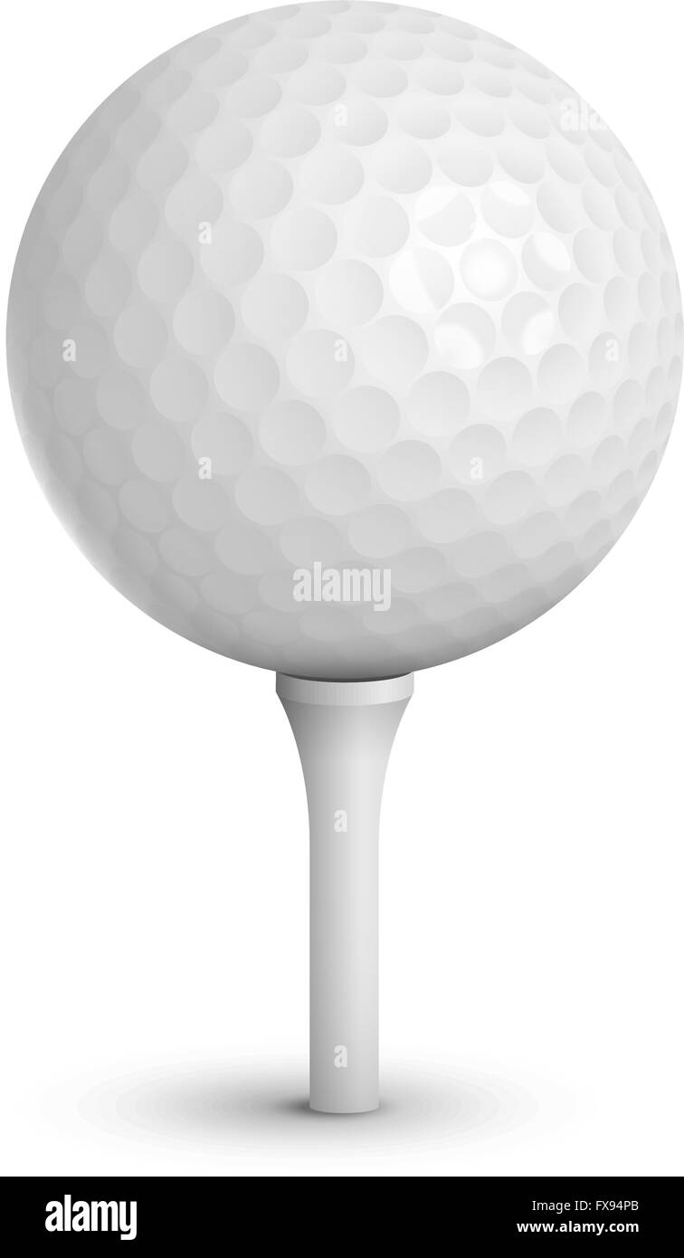Golf ball and tee Black and White Stock Photos & Images - Alamy