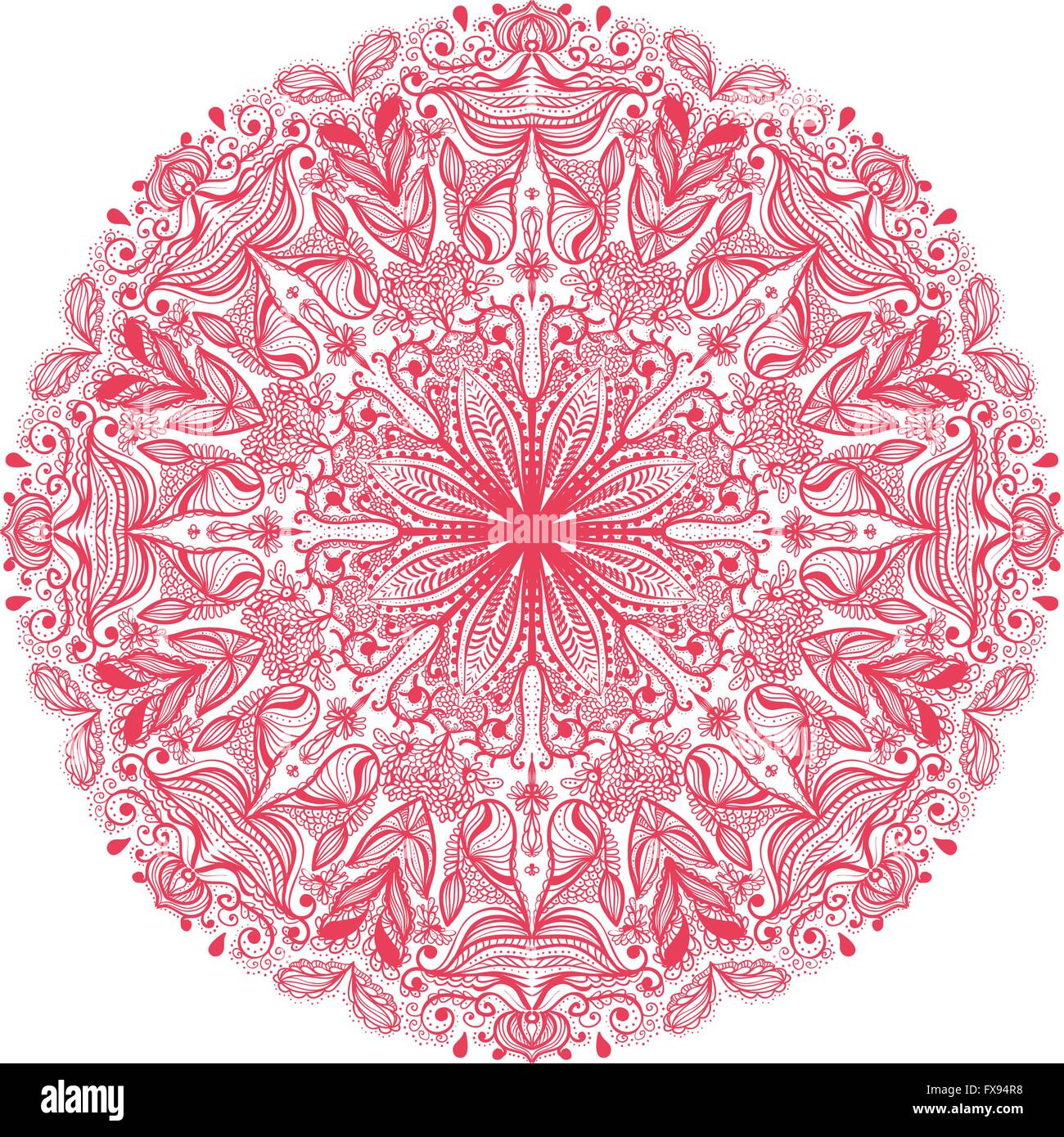 ornamental round pattern Stock Vector Image & Art - Alamy