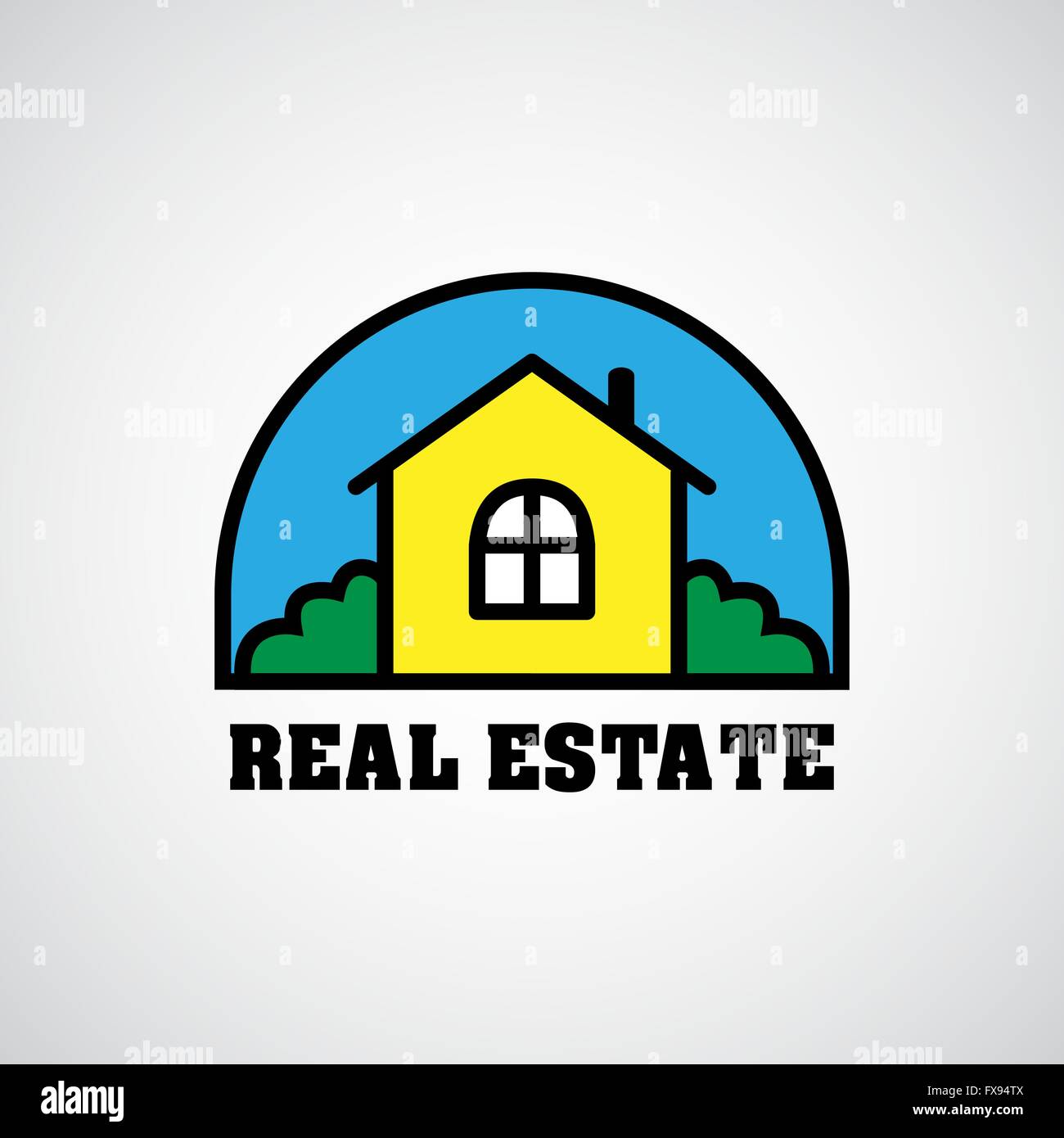 house real estate logo Stock Vector Image & Art - Alamy