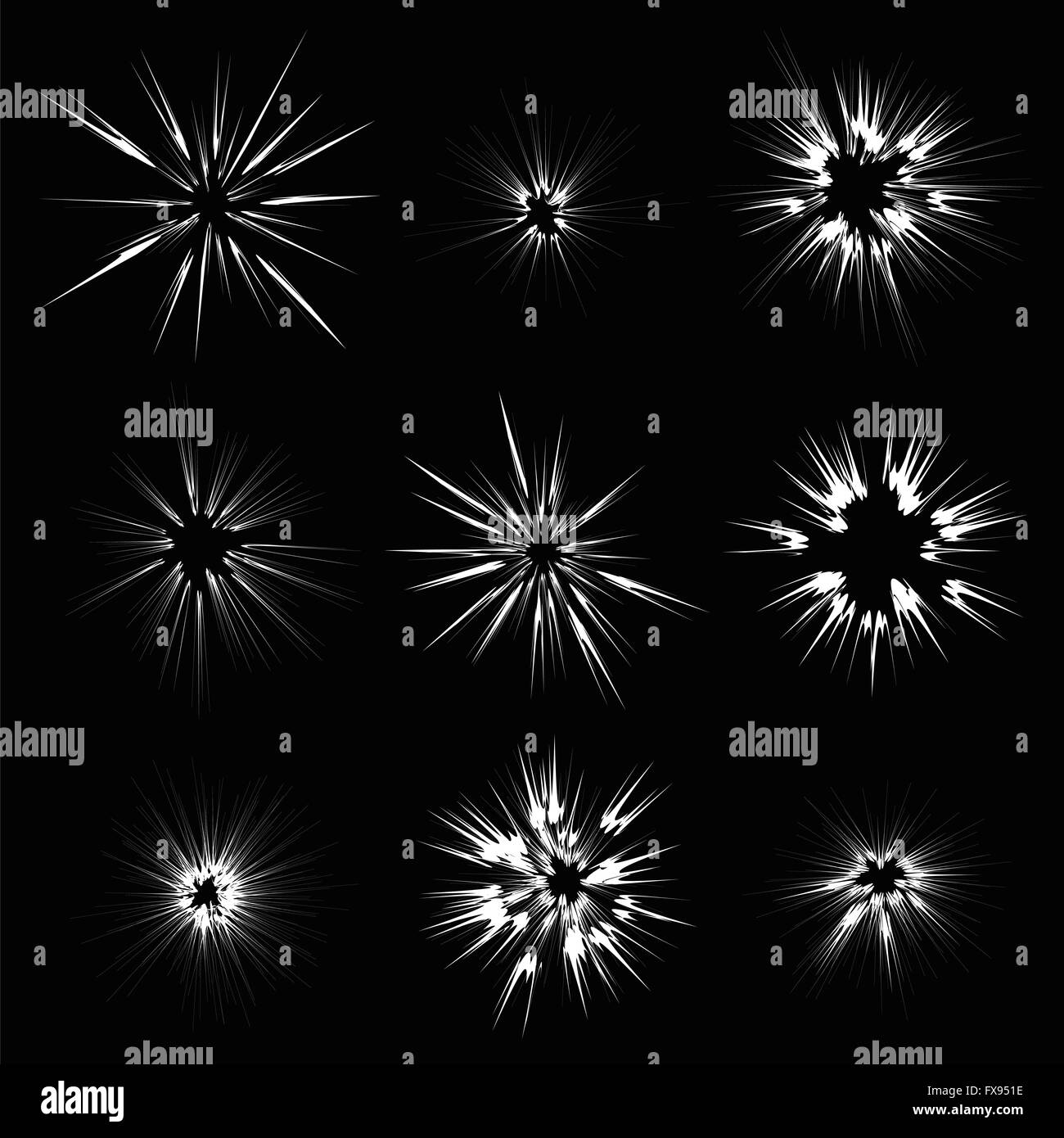 Explode Flash, Cartoon Explosion Stock Photo - Alamy