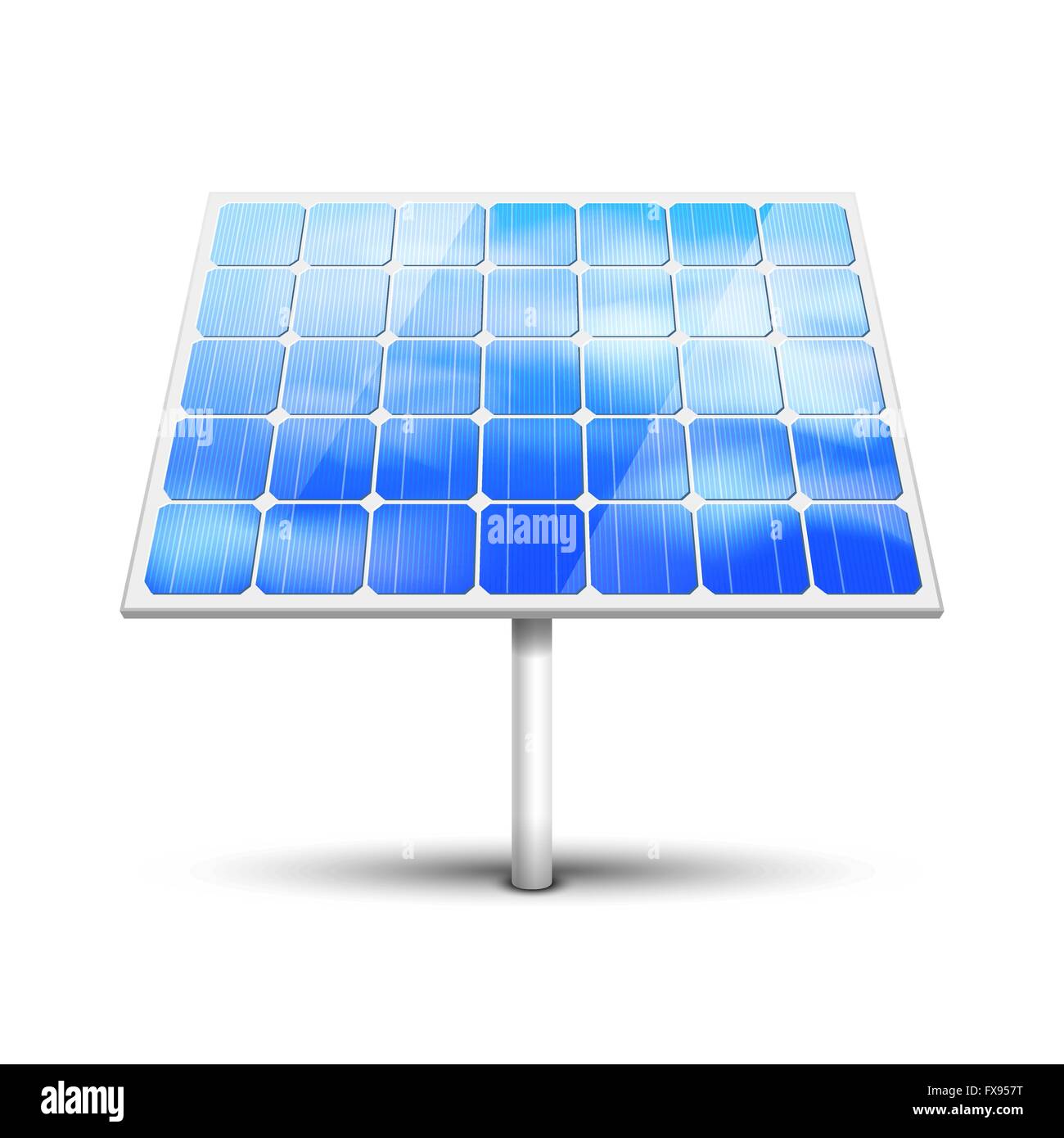 Clear solar panel Stock Vector Images - Alamy
