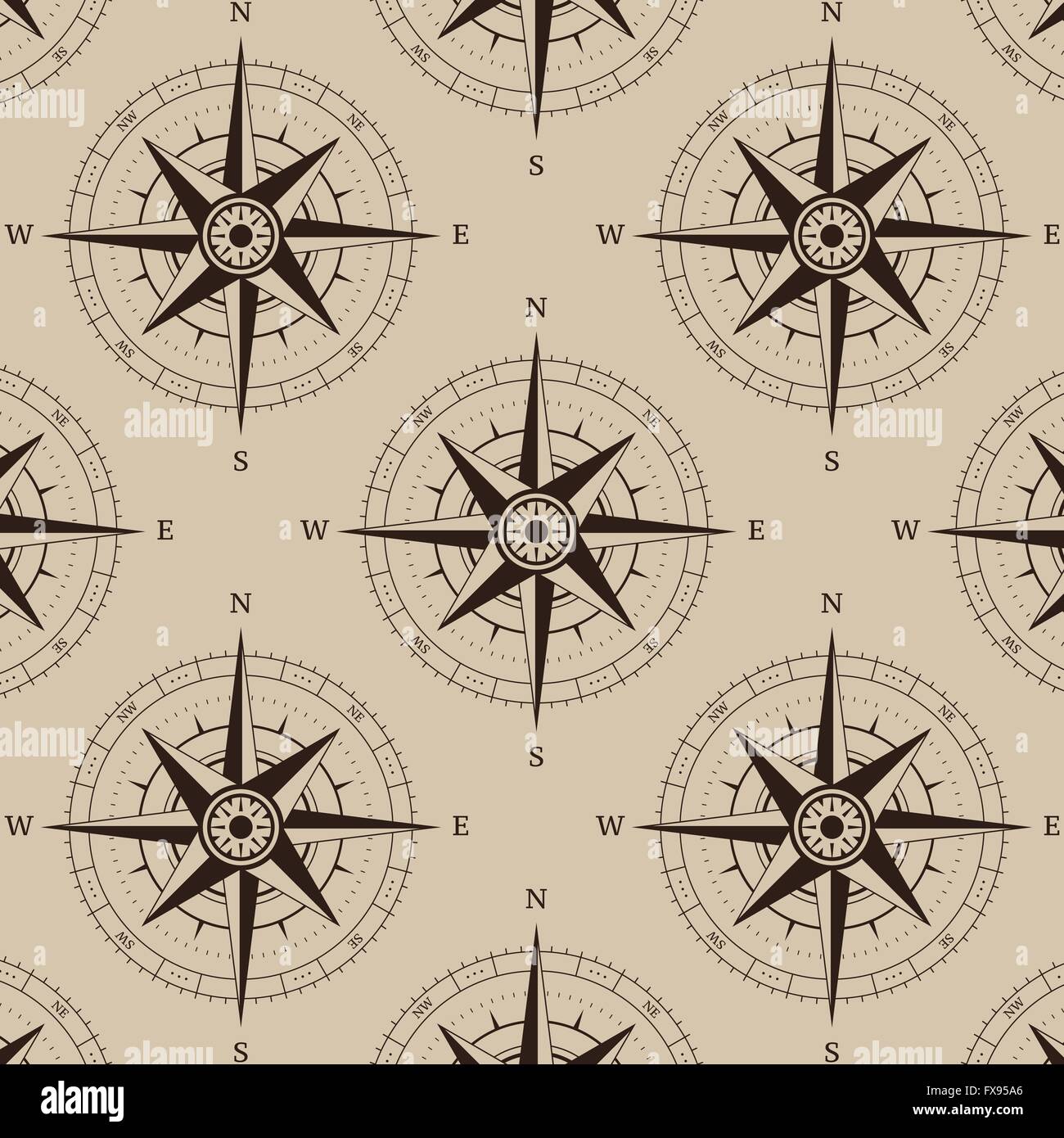 Compass rose wallpaper hi-res stock photography and images - Alamy