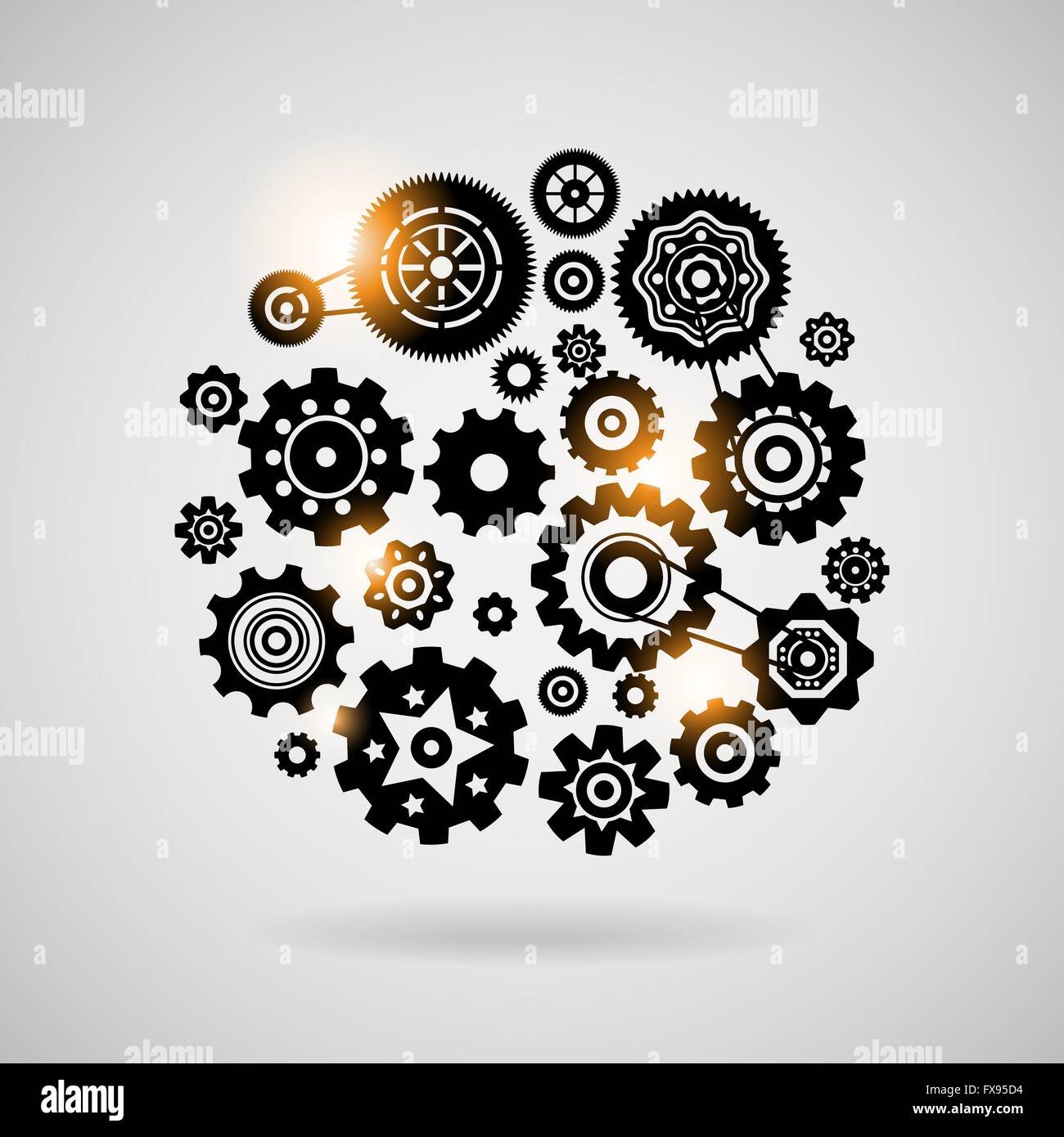 cogs and gears Stock Vector Image & Art - Alamy