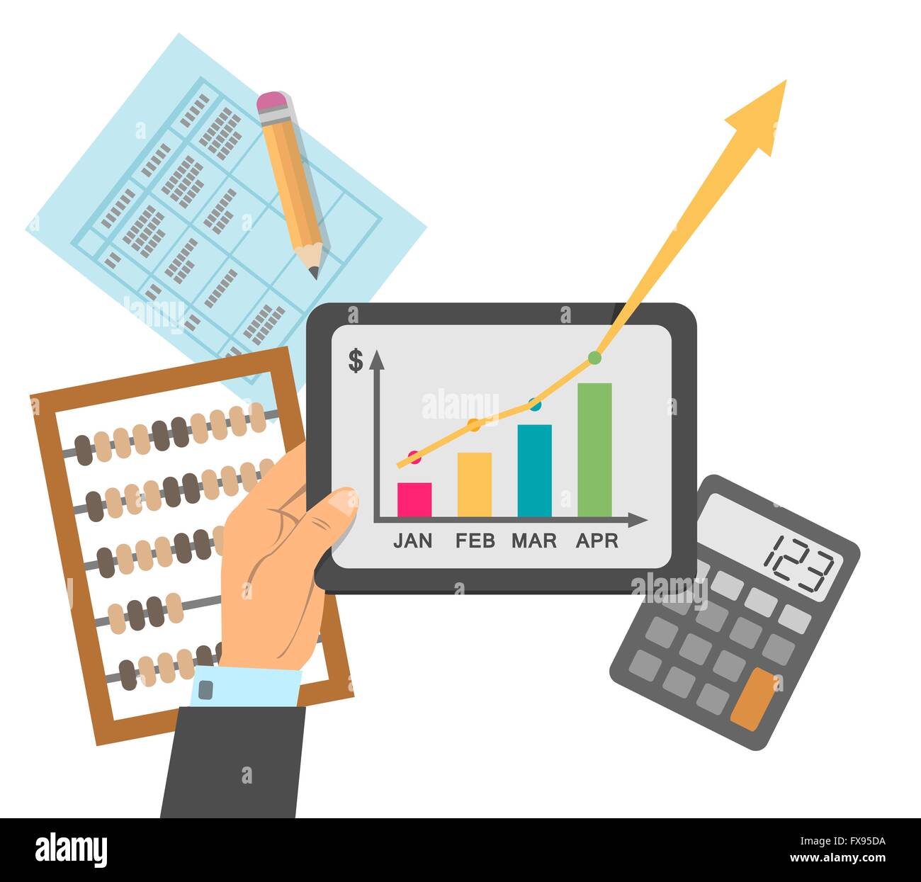 Financial business plan Stock Vector Image & Art - Alamy