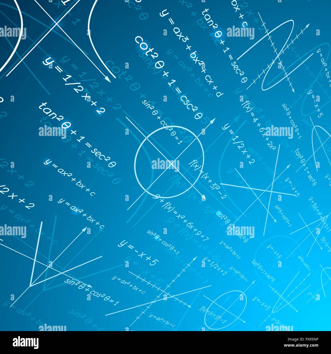 Mathematics perspective background Stock Vector Image & Art - Alamy
