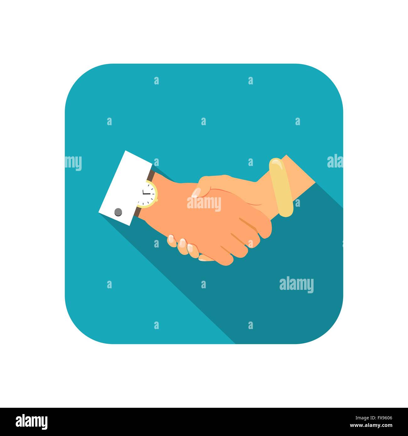 Business person handshake Stock Vector Image & Art - Alamy