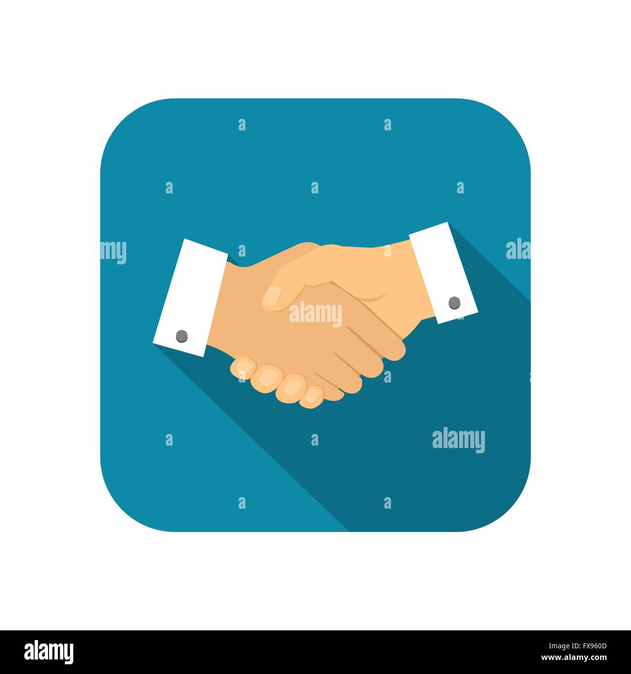 Businessman handshake icon Stock Vector Image & Art - Alamy
