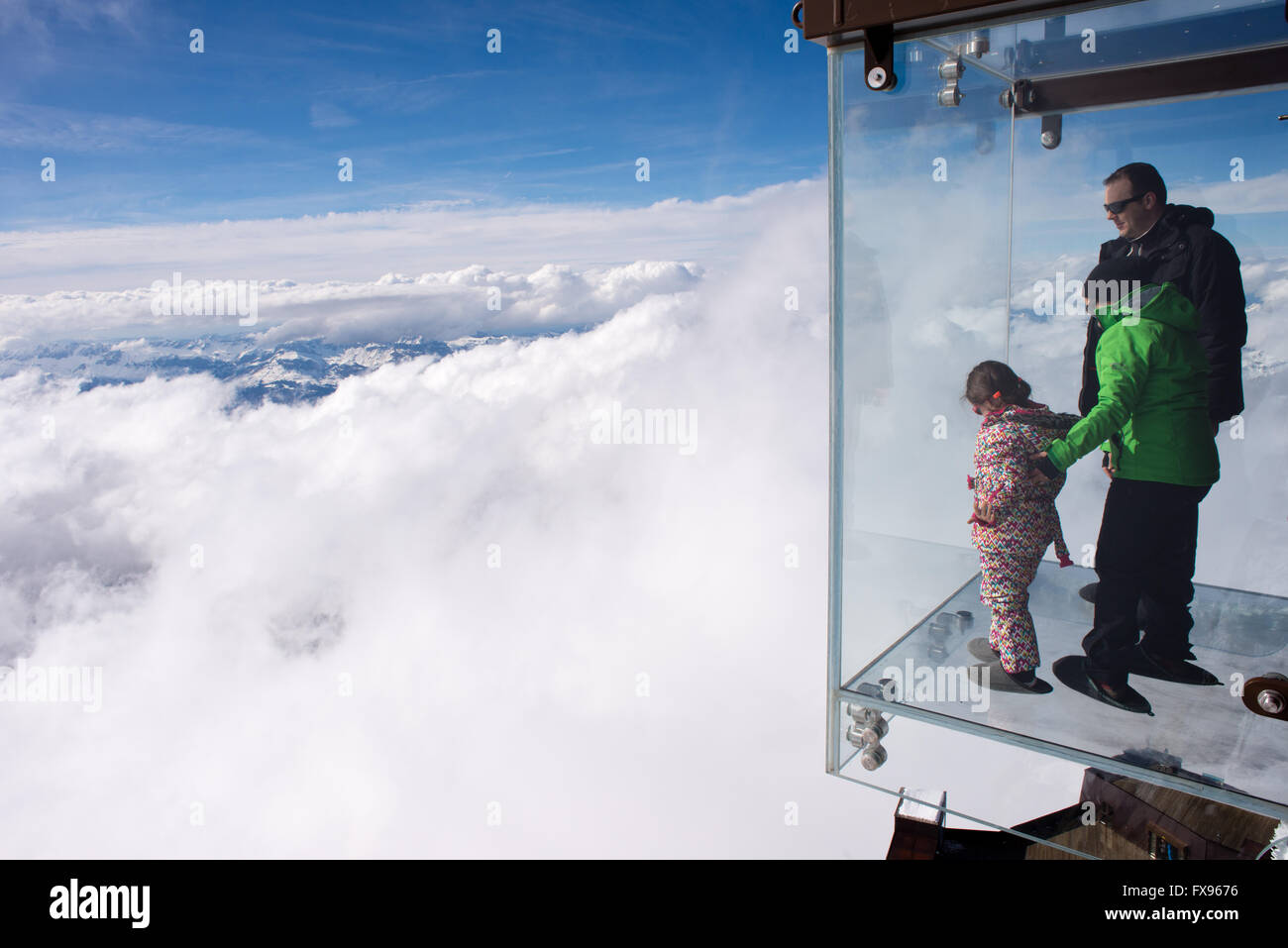 Chamonix step into the void hi-res stock photography and images - Alamy