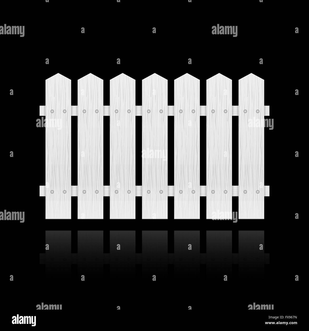 White fence tile Stock Vector Image & Art - Alamy