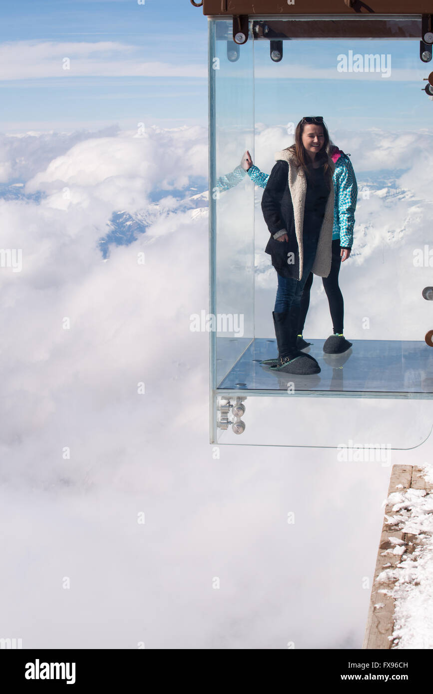 Aiguille du midi glass hi-res stock photography and images - Alamy