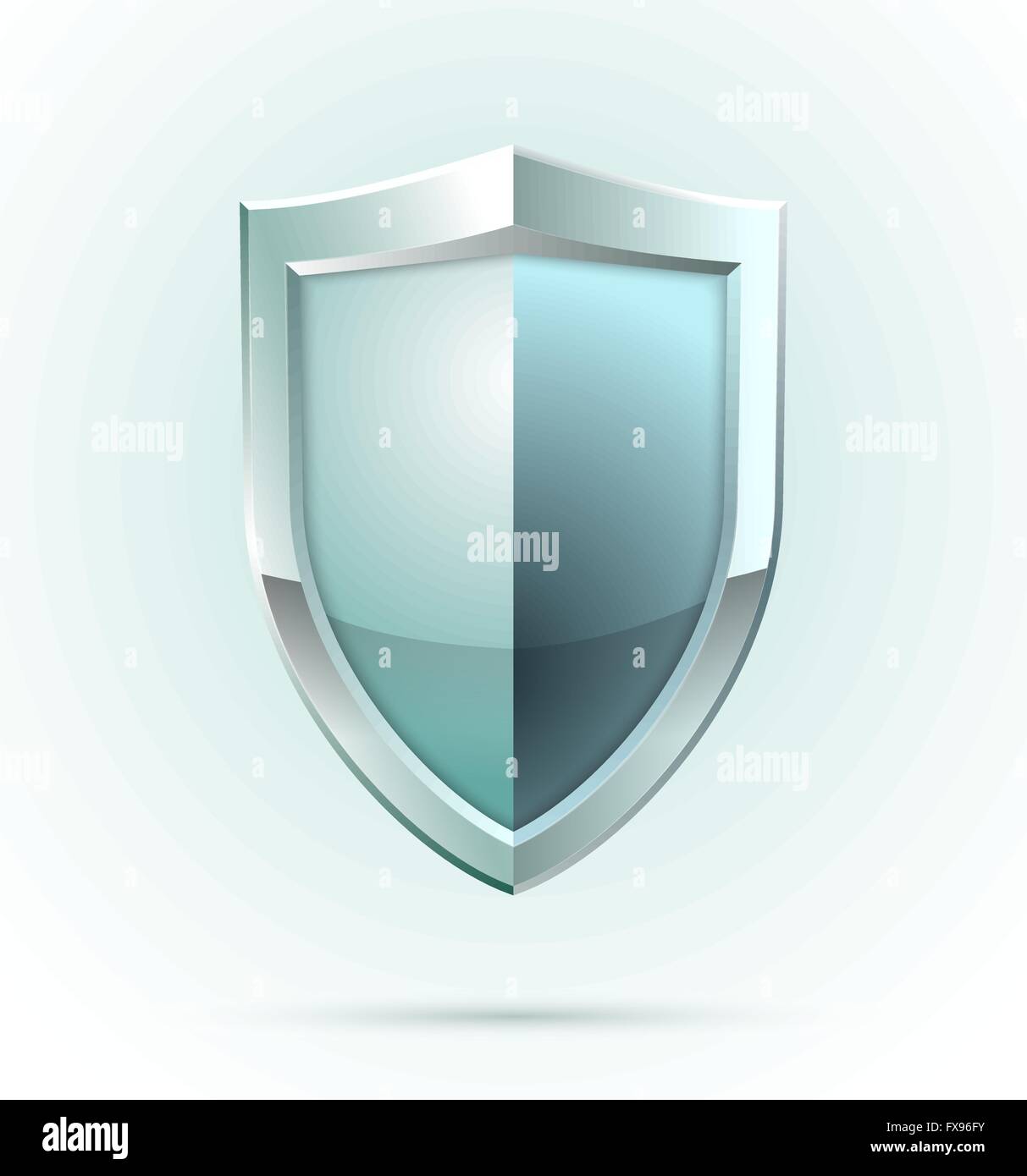 Blank shield security icon Stock Vector Image & Art - Alamy