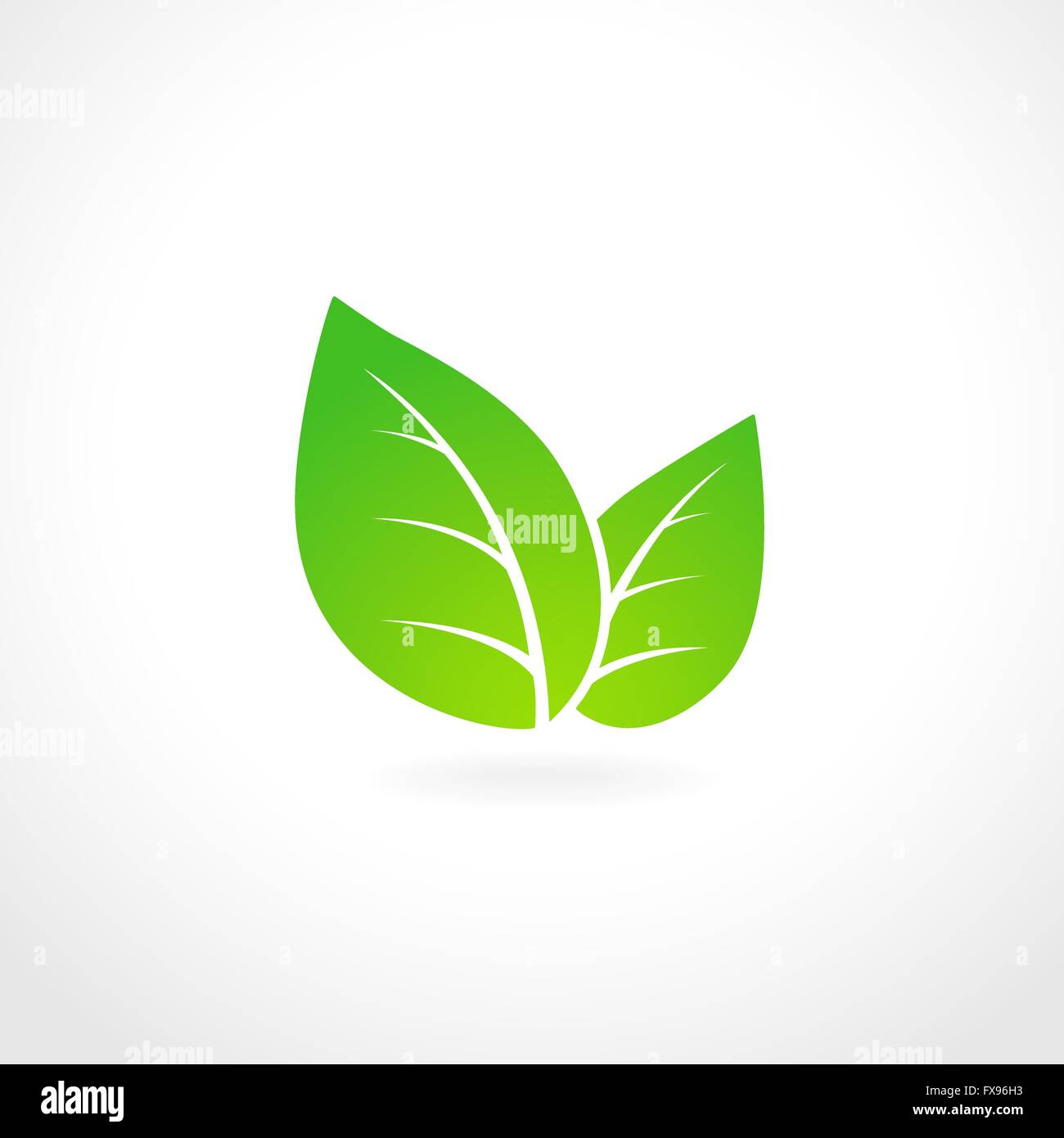 Green leaf ecology emblem Stock Vector Image & Art - Alamy