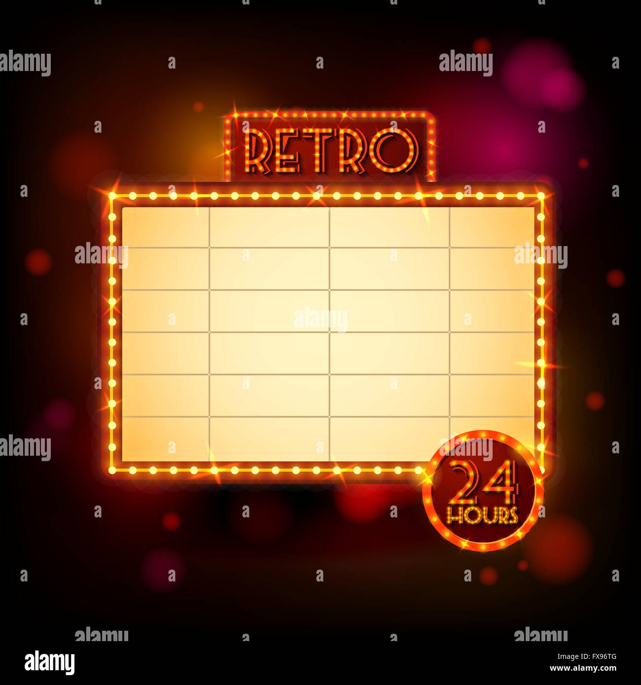 Retro billboard poster Stock Vector Image & Art - Alamy