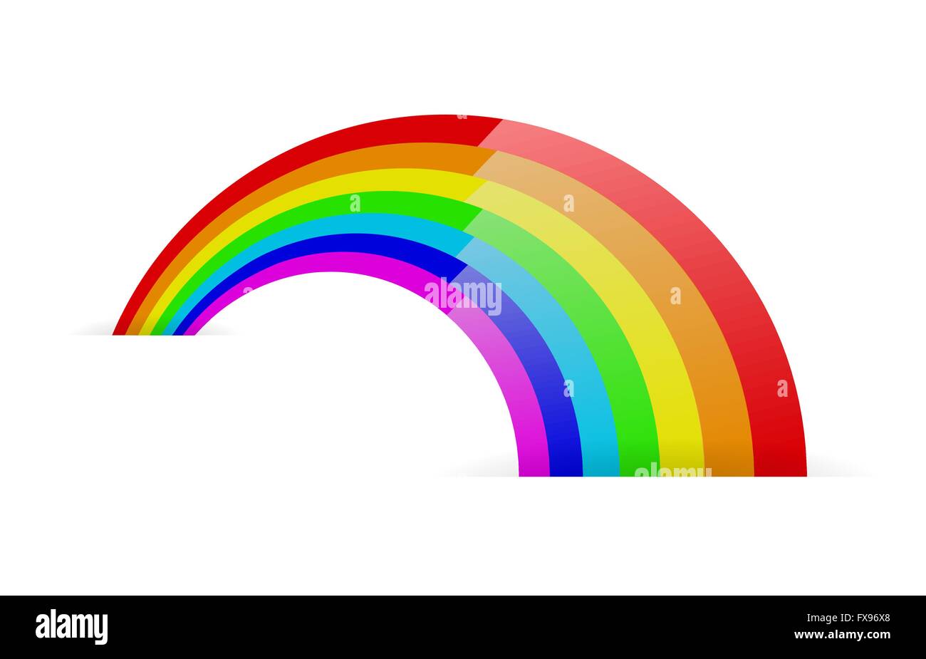 Abstract rainbow symbol Stock Vector Image & Art - Alamy