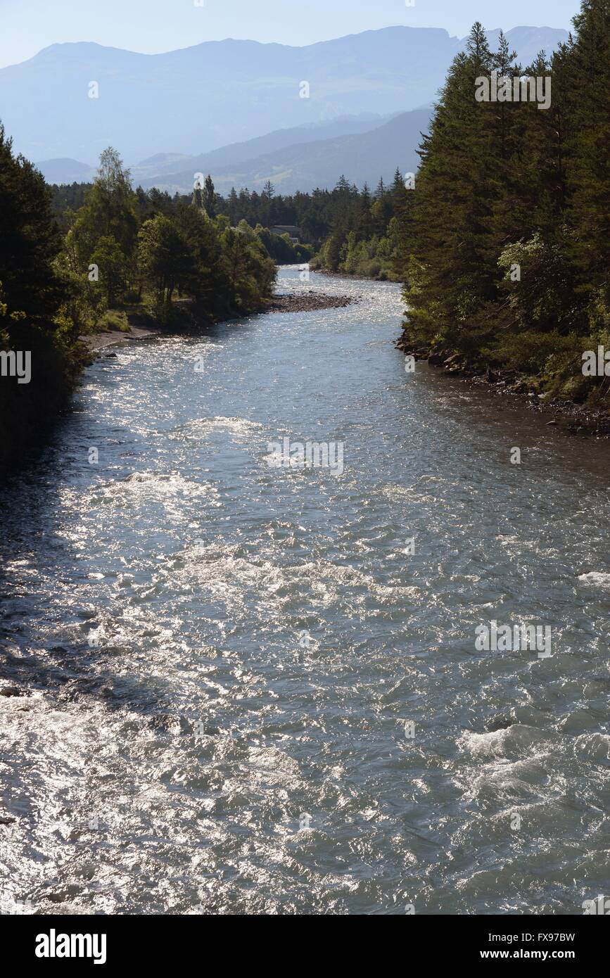 River Ubaye in the french Alps Stock Photo - Alamy