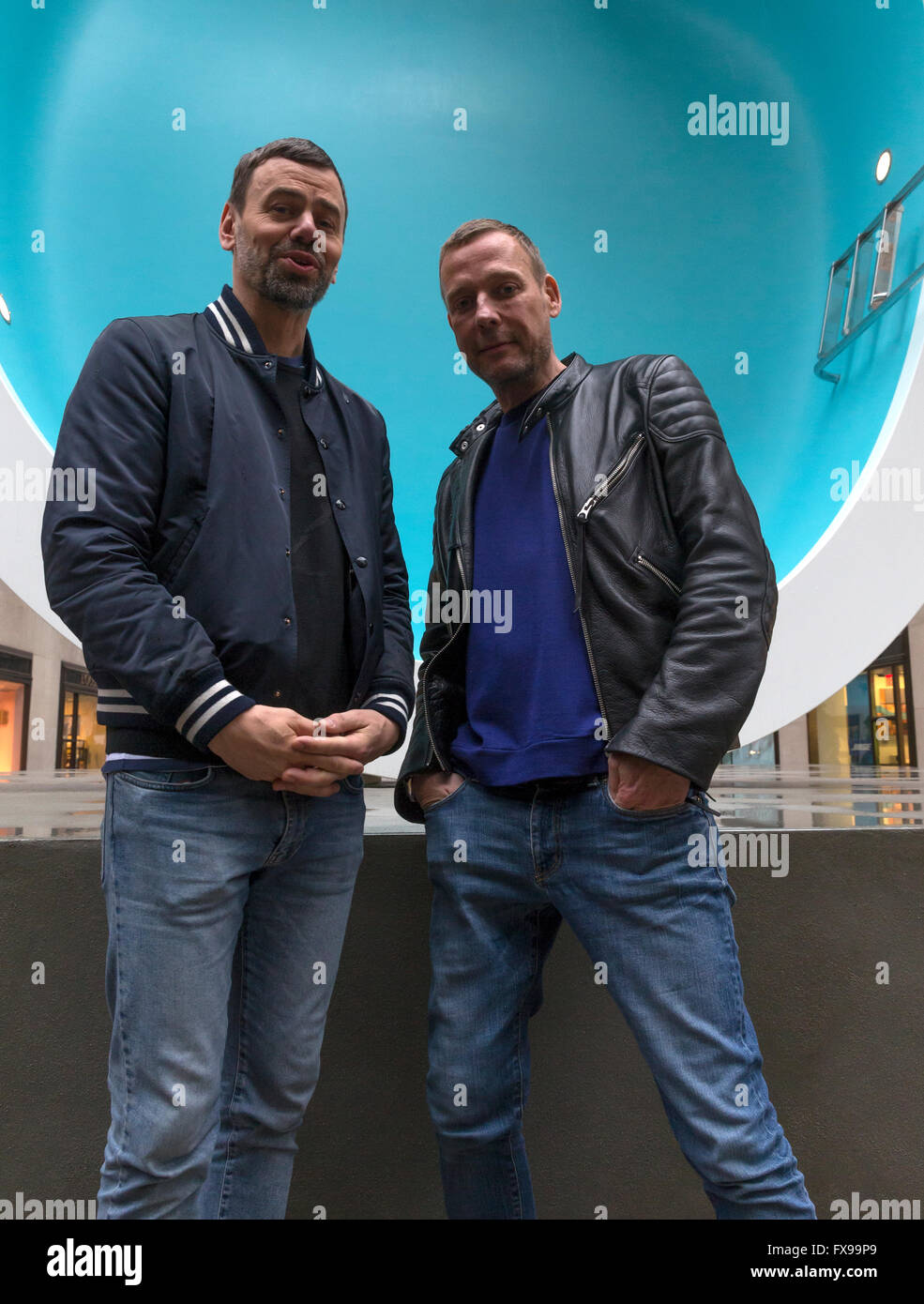 New York, USA. 12th April, 2016. Michael Elmgreen and Ingar Dragset ...