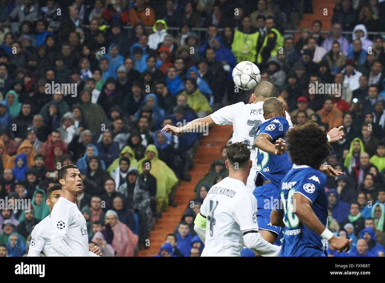 Madrid, Spain. 12th Apr, 2016. Sergio Ramos (defender; Real Madrid ...