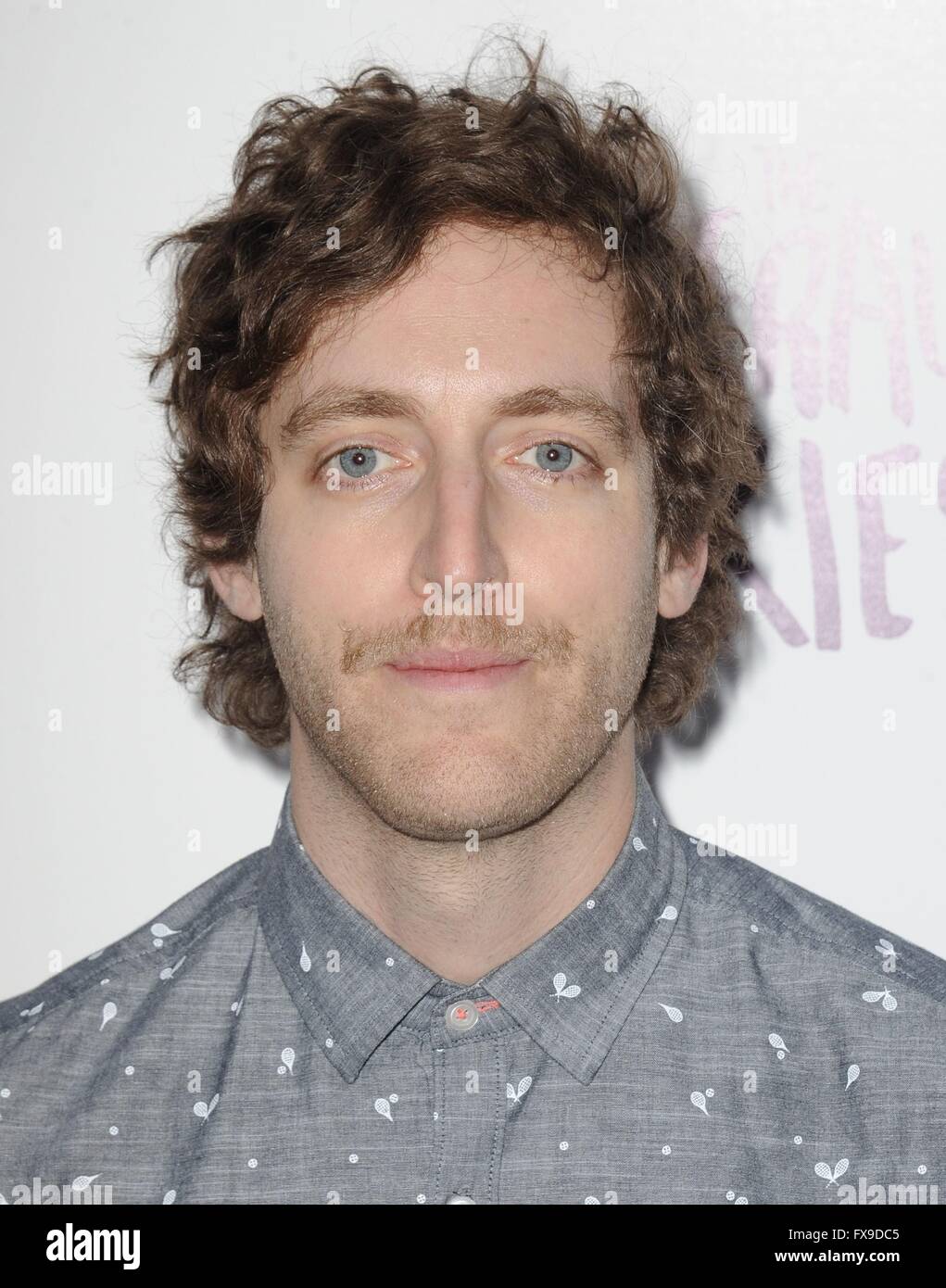 Los Angeles, CA, USA. 12th Apr, 2016. Thomas Middleditch at arrivals ...