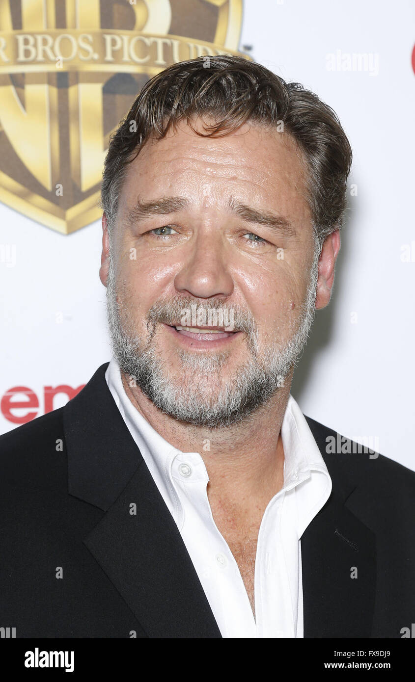 Las Vegas, NV, USA. 12th Apr, 2016. Russell Crowe. Warner Brothers ...