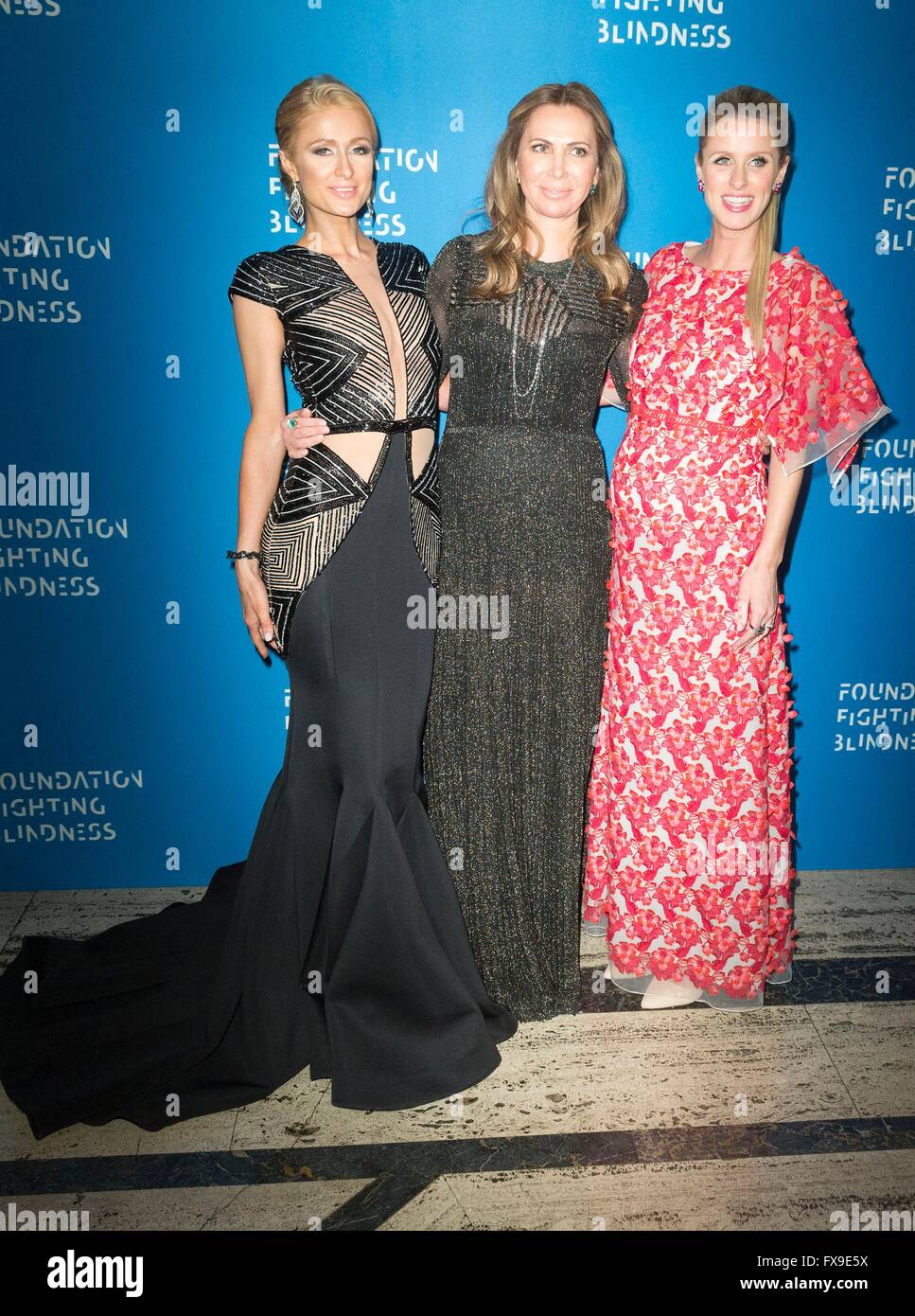 New York, NY, USA. 12th Apr, 2016. Paris Hilton, Inga Rubenstein, Nicky ...