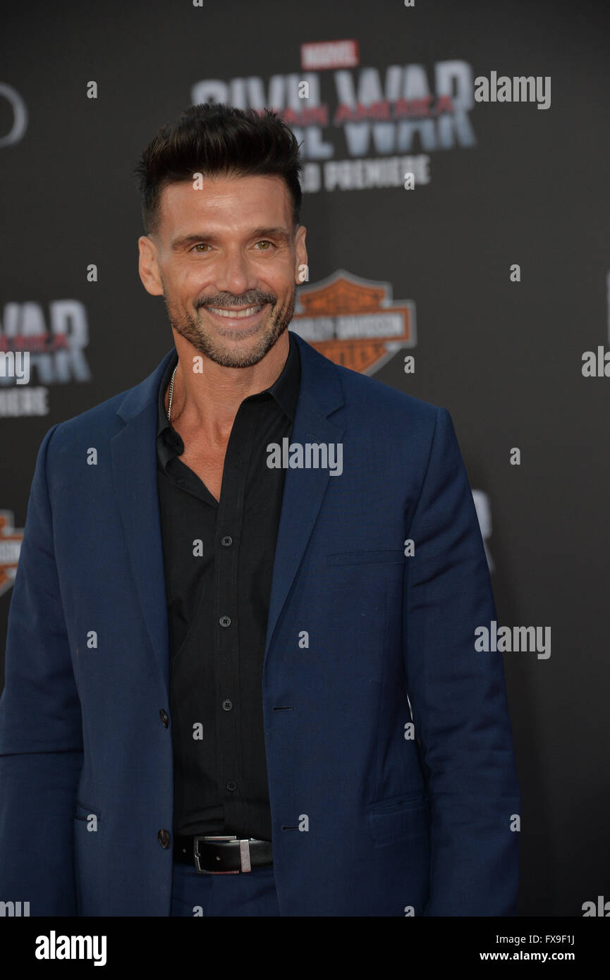 Los Angeles, USA. 12th April, 2016. Actor Frank Grillo at the world ...
