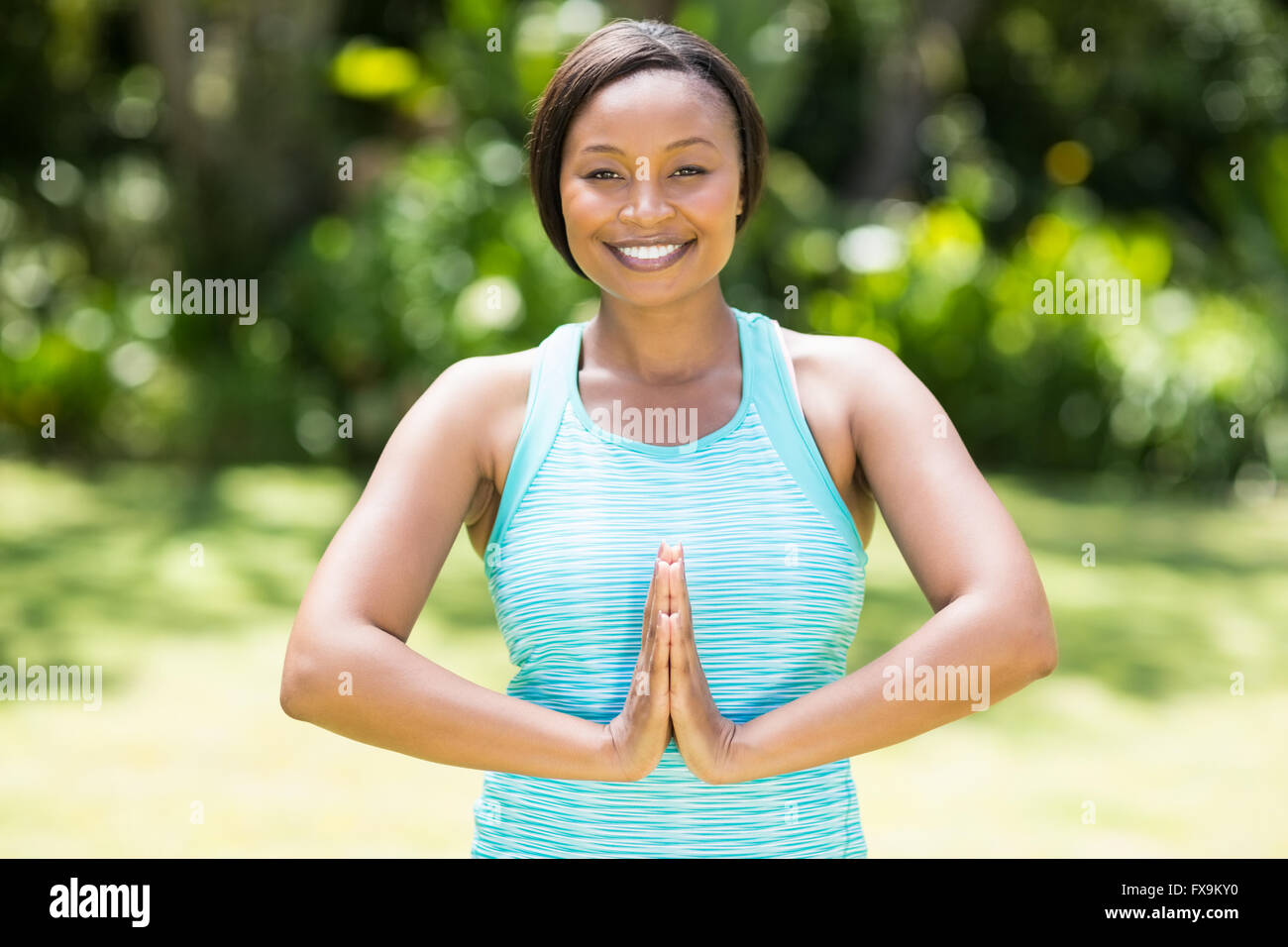 Happy woman posing Stock Photo - Alamy