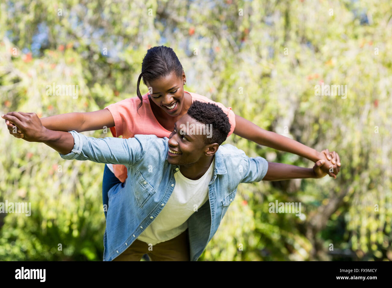 Happy family having fun Stock Photo - Alamy