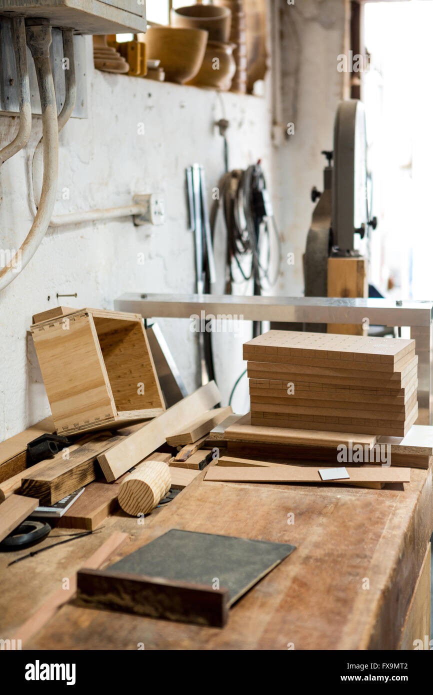 Tools and equipment used for carpentry Stock Photo - Alamy