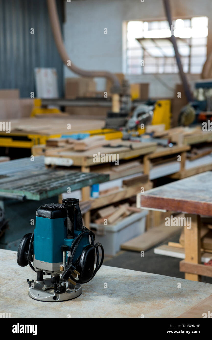 Image of carpenters workshop Stock Photo - Alamy