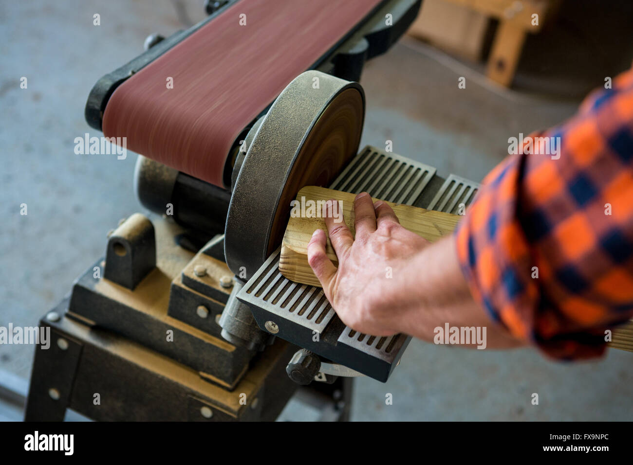 Carpenter working on his craft Stock Photo - Alamy