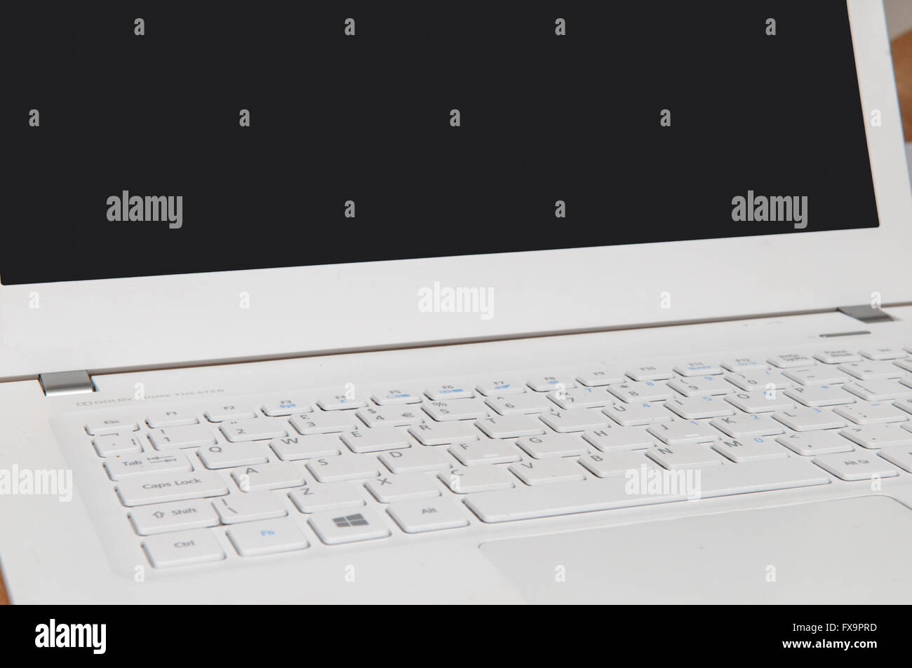 Laptop white screen from hi-res stock photography and images - Alamy