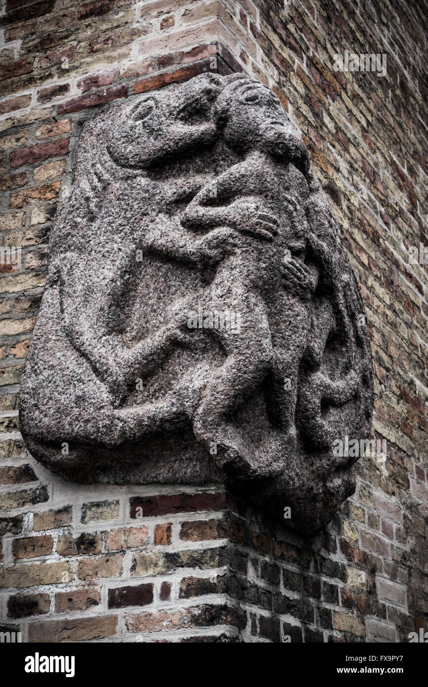 The bas-relief on the wall Stock Photo - Alamy