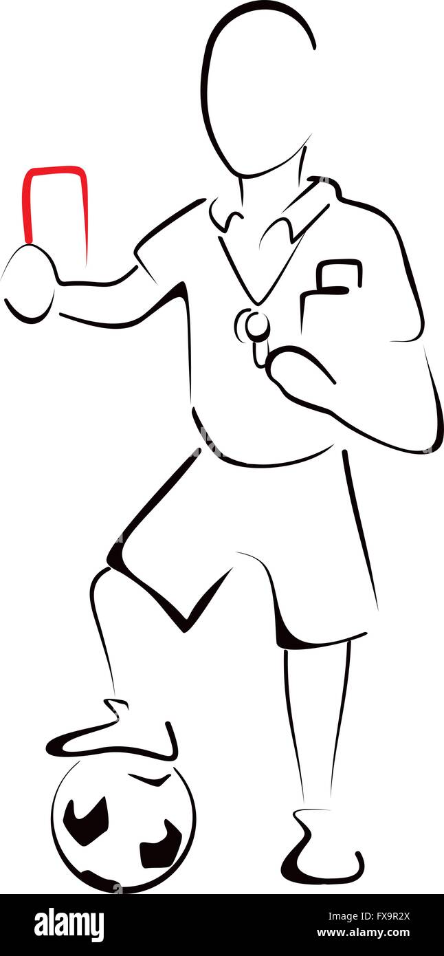 Match referee Stock Vector Images - Alamy