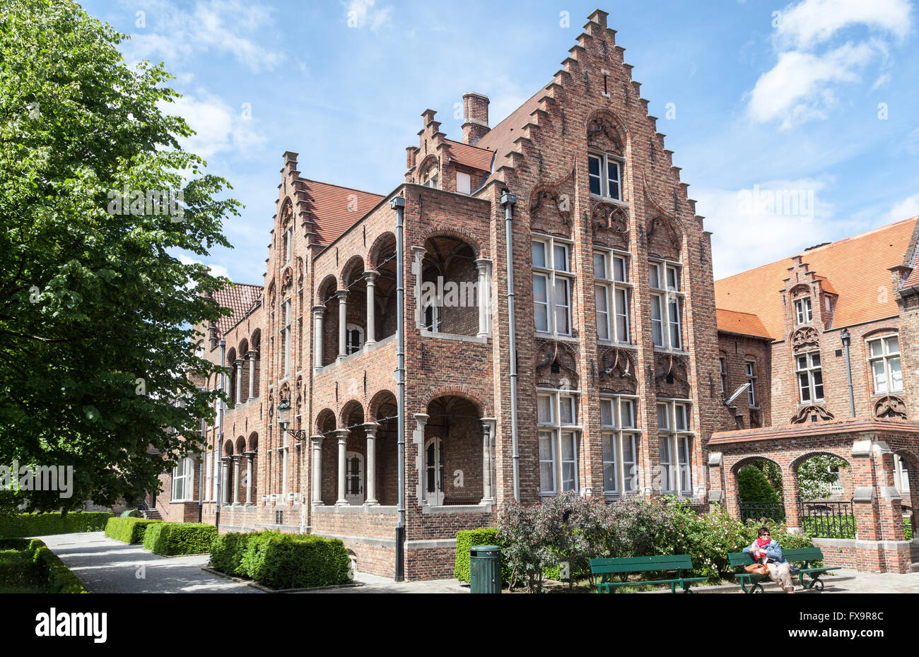 Typical Brick Building Bruges Belgium Stock Photo - Alamy