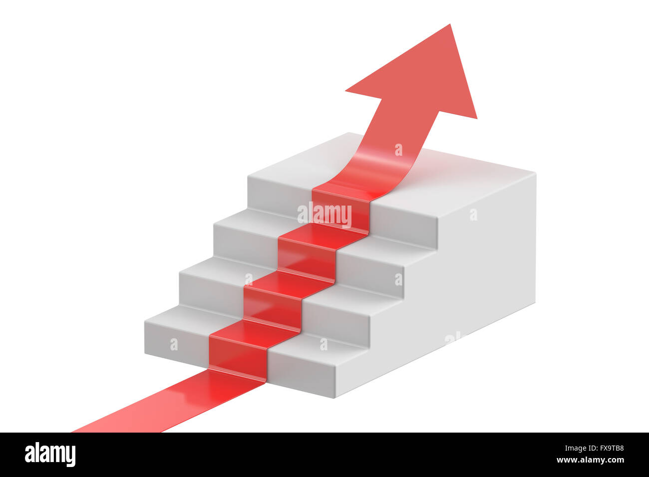 Staircase Arrow Arrow High Resolution Stock Photography and Images - Alamy