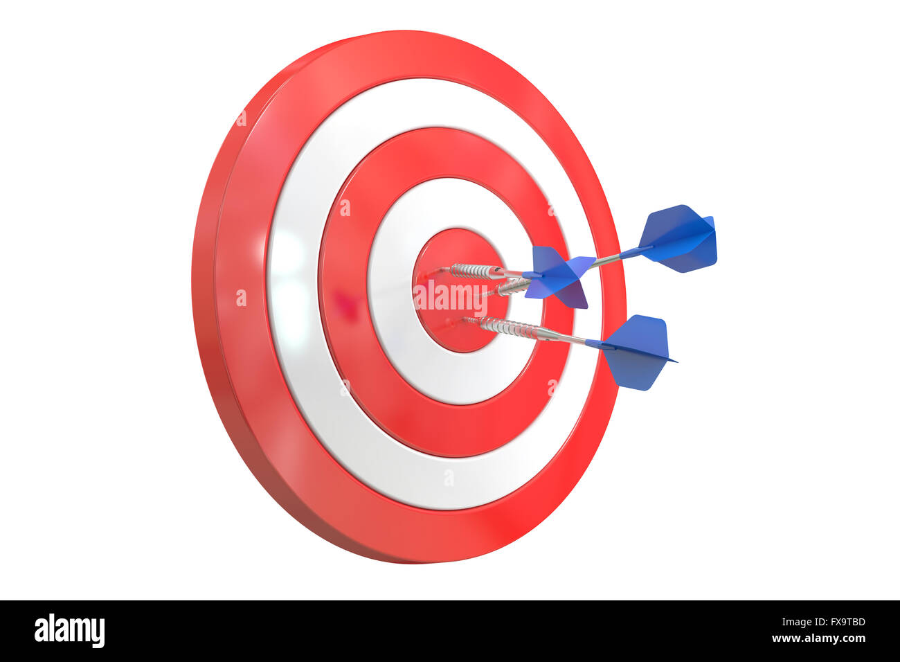 Achieved goal target Cut Out Stock Images & Pictures - Alamy